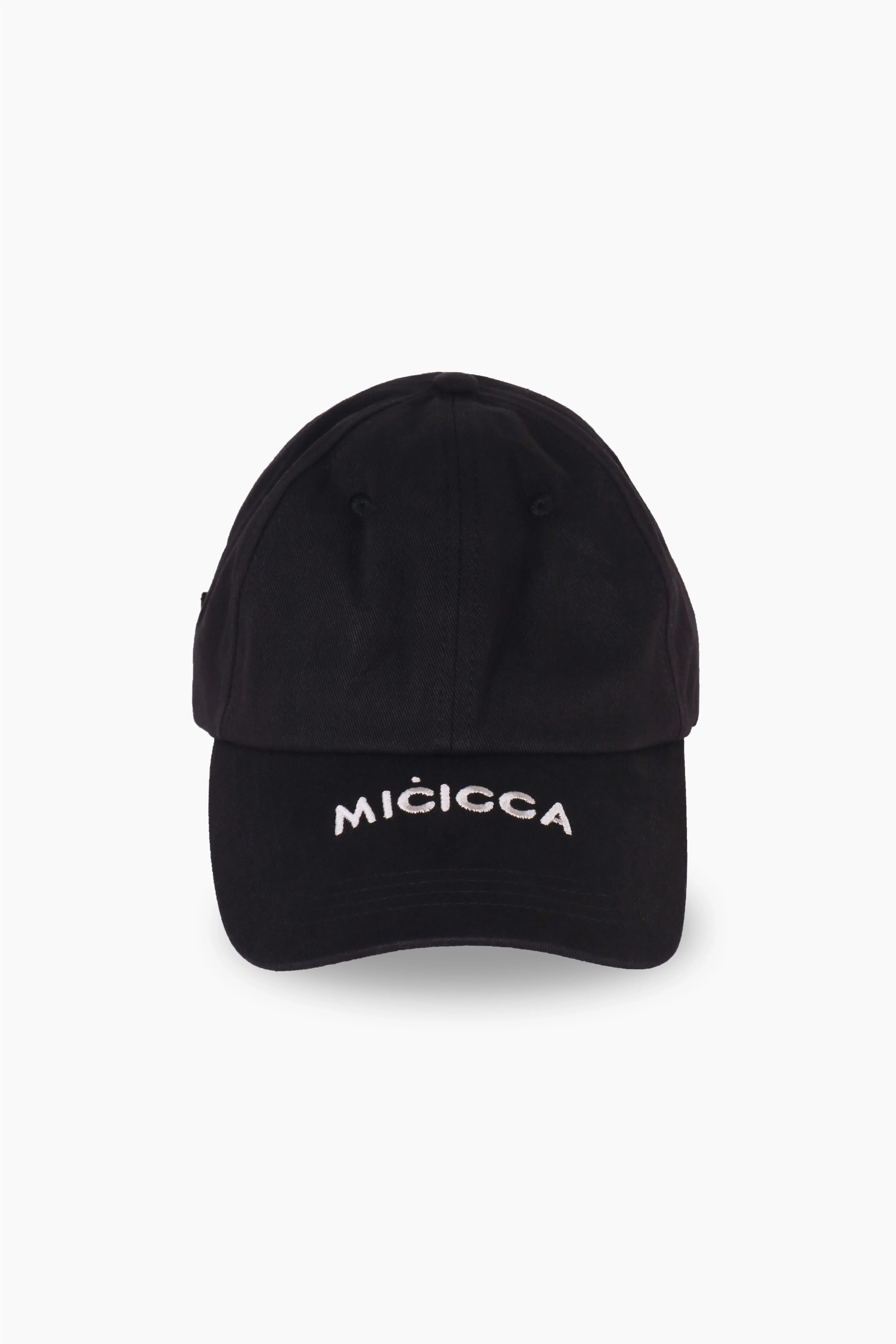 Women Black Cap – Brim Accent Dad Cap | Cotton | MICICCA